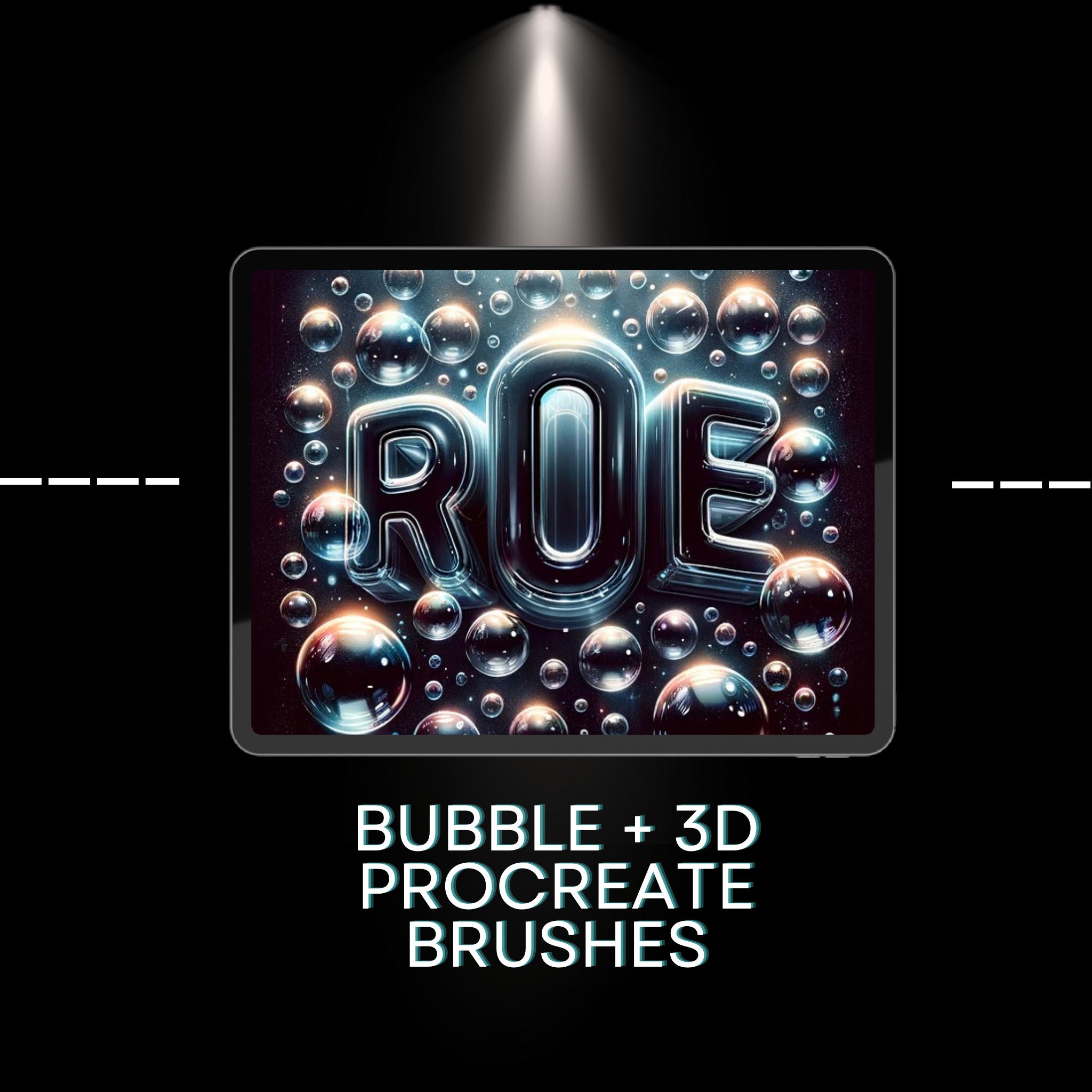 Bubble Brushes for Procreate • Realistic Glossy Procreate Brushes • 3D ...