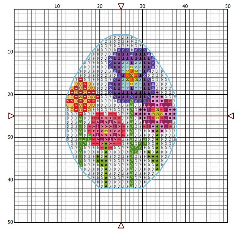 Easter Egg Cross Stitch Patterns Bundle PDF - Instant Download - Etsy