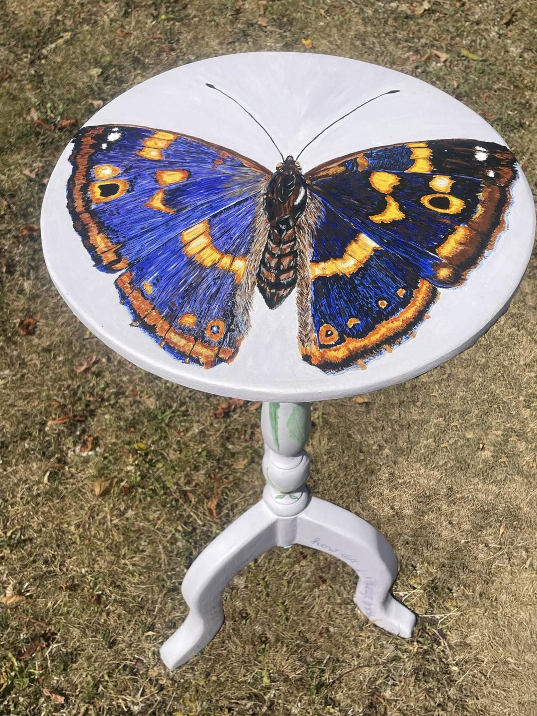 Purple Emperor Butterfly Side Table - A Sculptural Tribute to ...