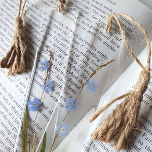 Personalized Resin Bookmark. Forget-me-not Flowers. Graduation Gifts ...