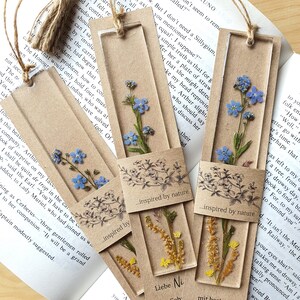 Personalized Resin Bookmark. Forget-me-not Flowers. Graduation - Etsy