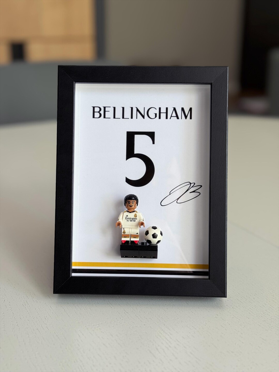 3D Frame - Jude Bellingham Minifigure Real Madrid 2023/24 | Los Blancos ...