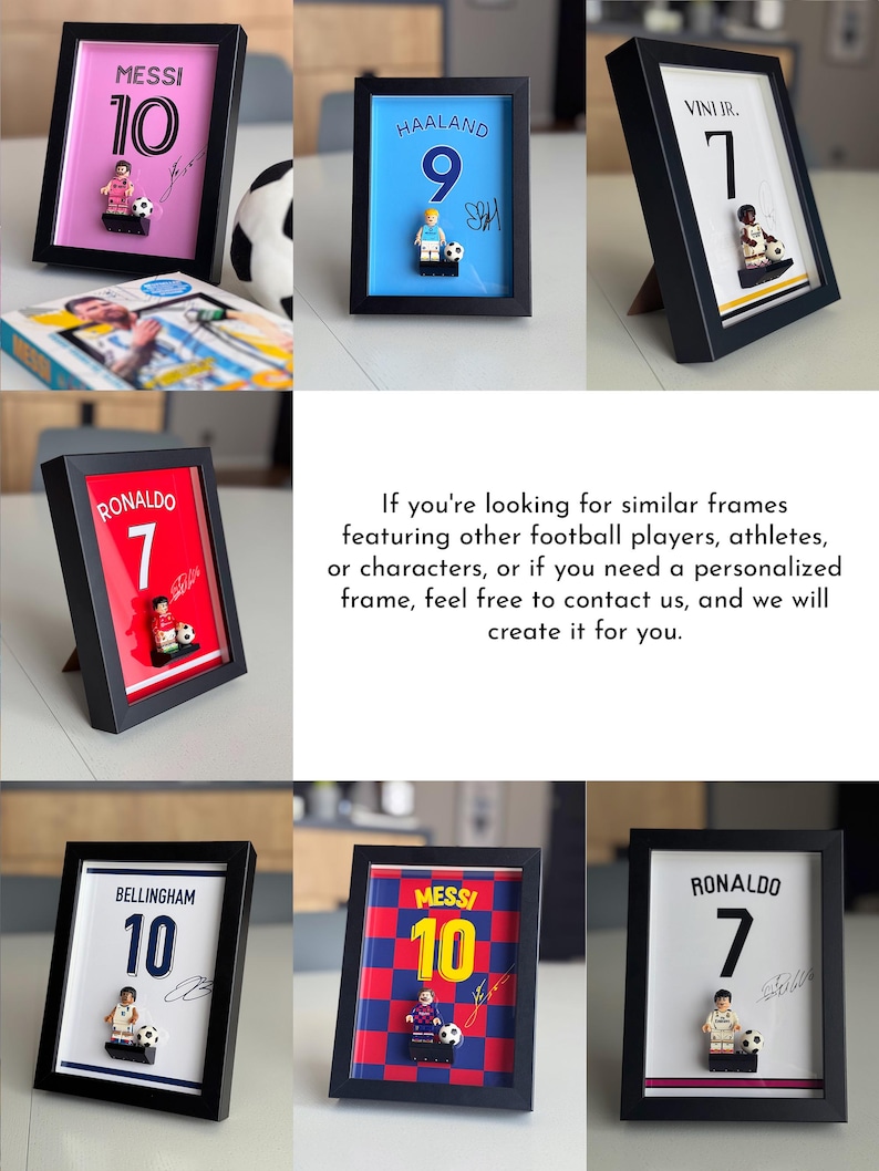 3D Frame - Lionel Messi Minifigure FC Barcelona 2010/11 | Barca ...