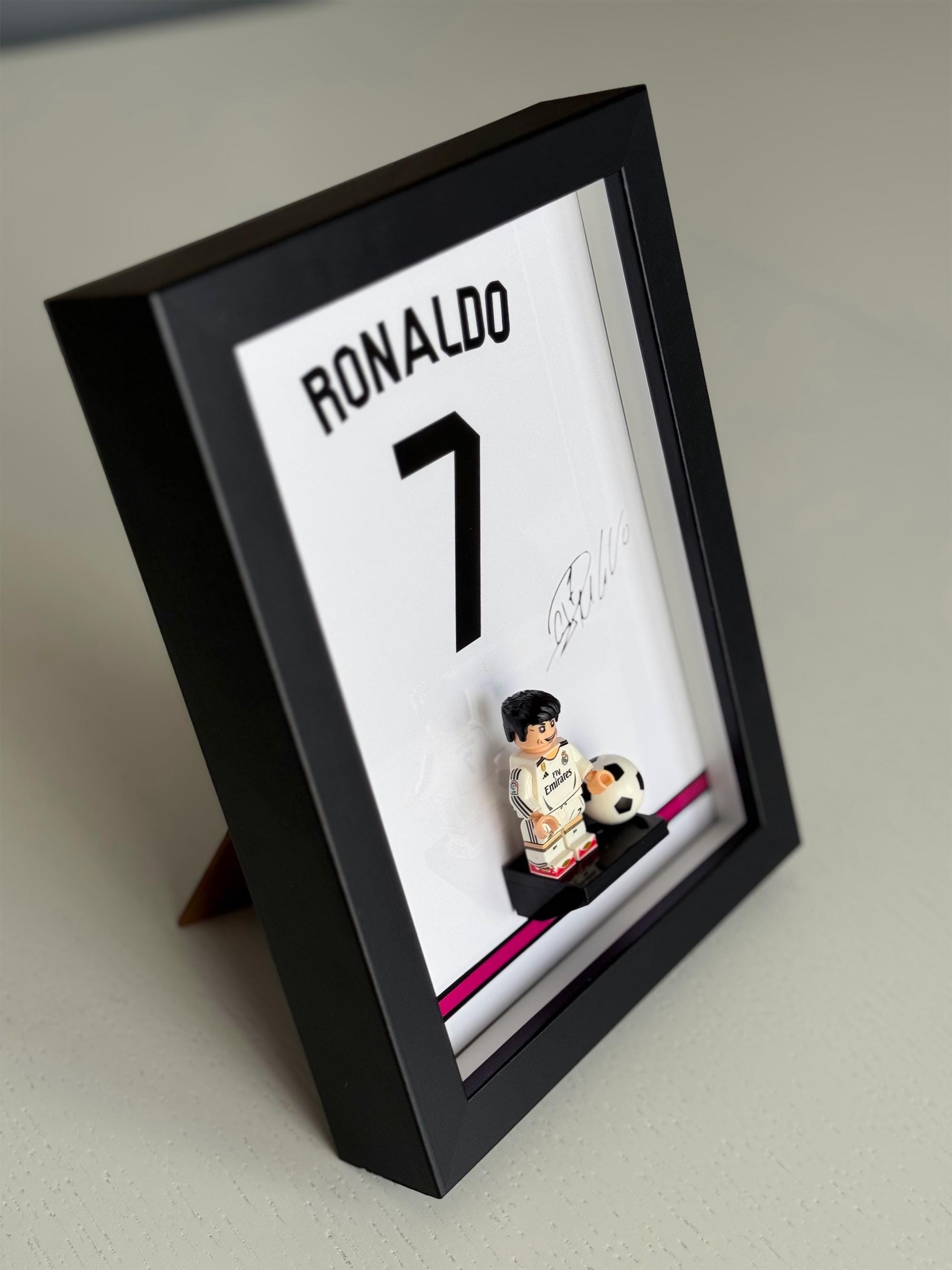 3D Frame - Cristiano Ronaldo Minifigure Real Madrid 2014/15 | CR7 - Los ...