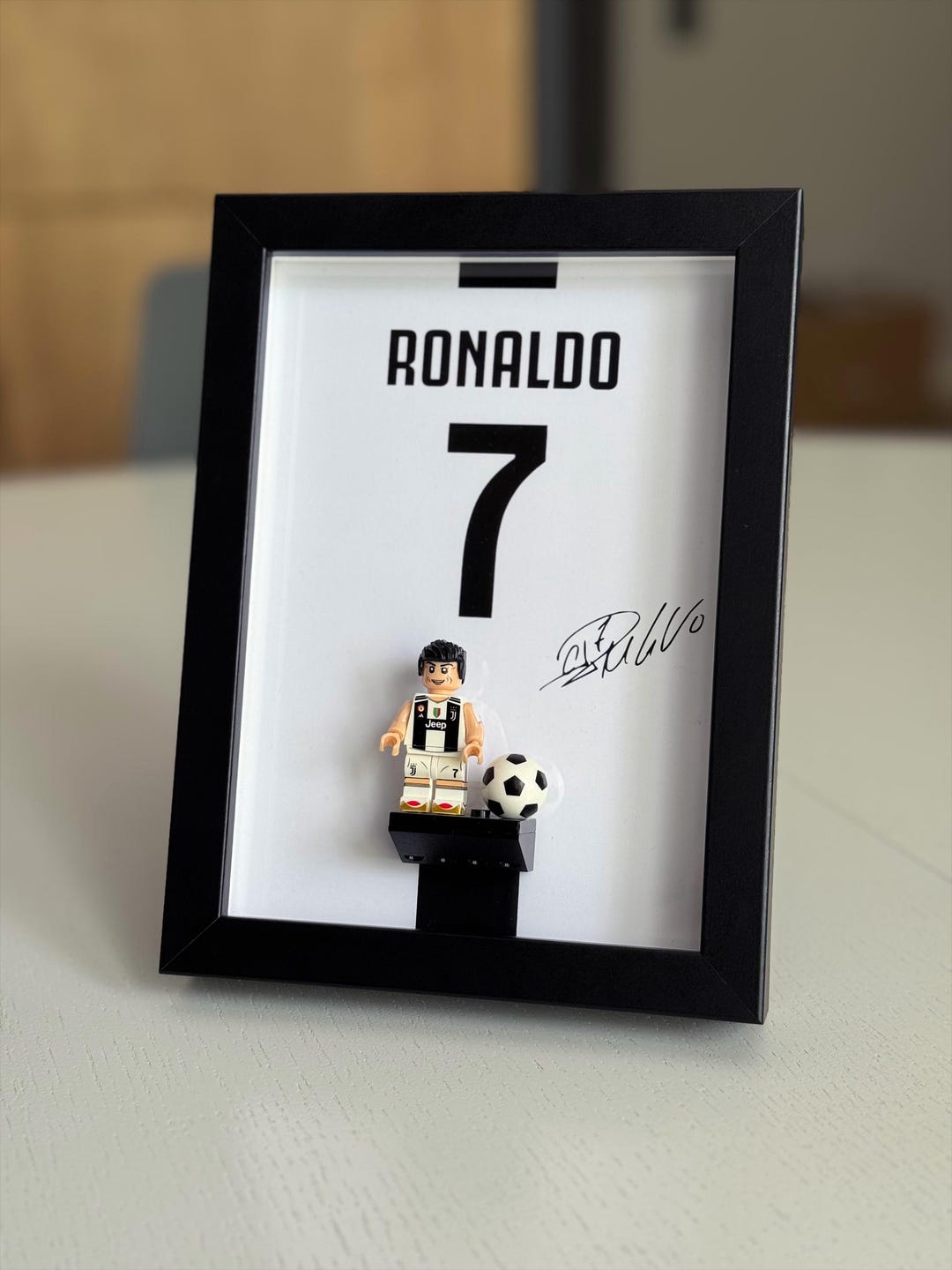 3D Frame - Cristiano Ronaldo Minifigure Juventus 2018/19 | CR7 - Juve ...