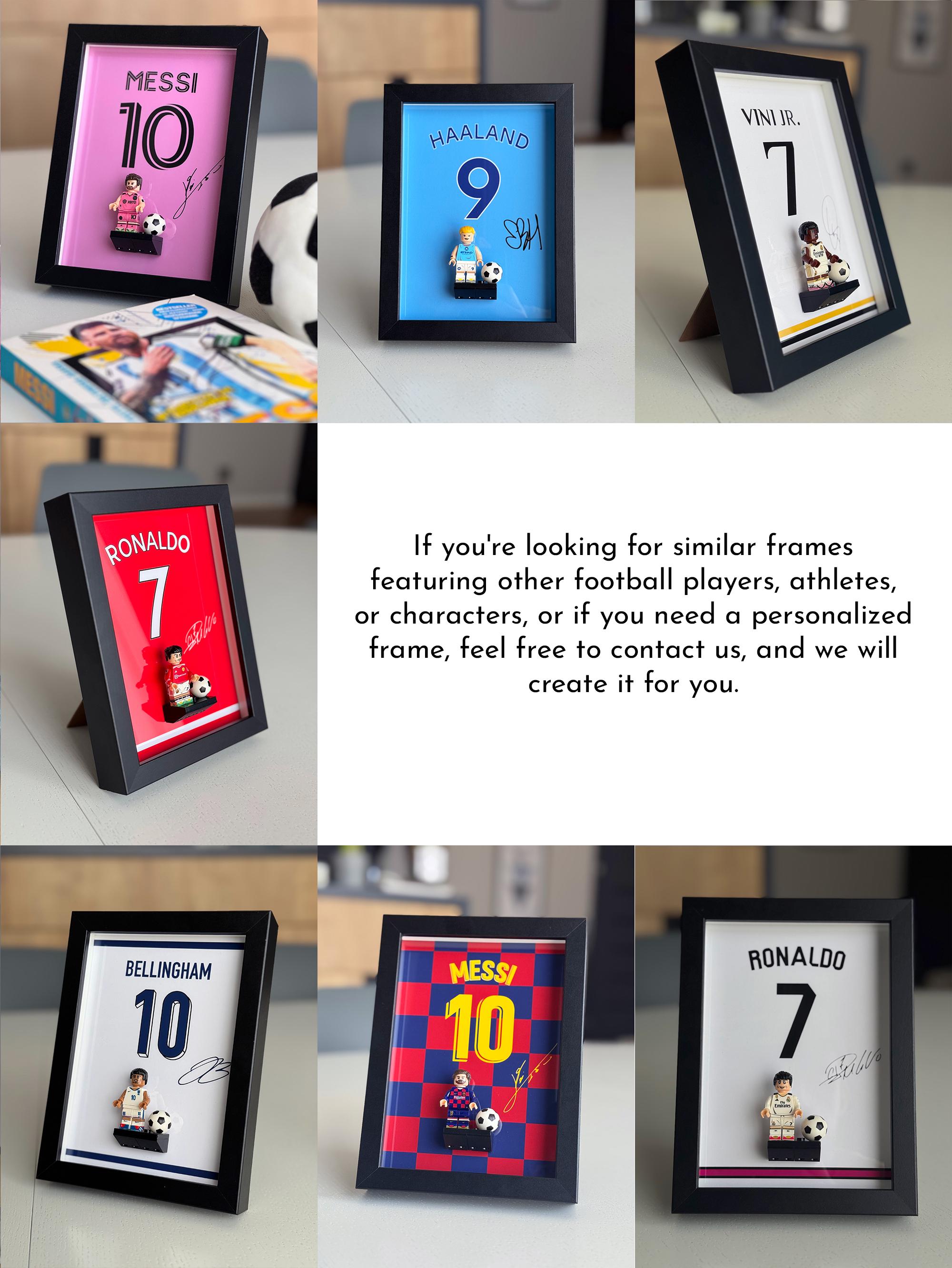 3D Frame - Kylian Mbappe Minifigure Real Madrid 2024/25 | Los Blancos ...