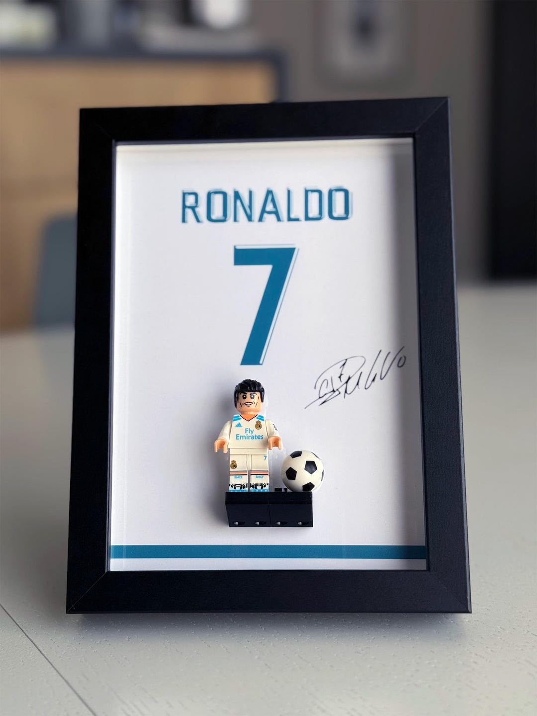 3D Frame - Cristiano Ronaldo Minifigure Real Madrid 2017/18 | 2 ...