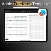 Apple Freeform Template, iPad iPhone to Do Planner, Transparent ...