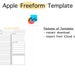 Apple Freeform Template, iPad iPhone to Do Planner, Transparent ...