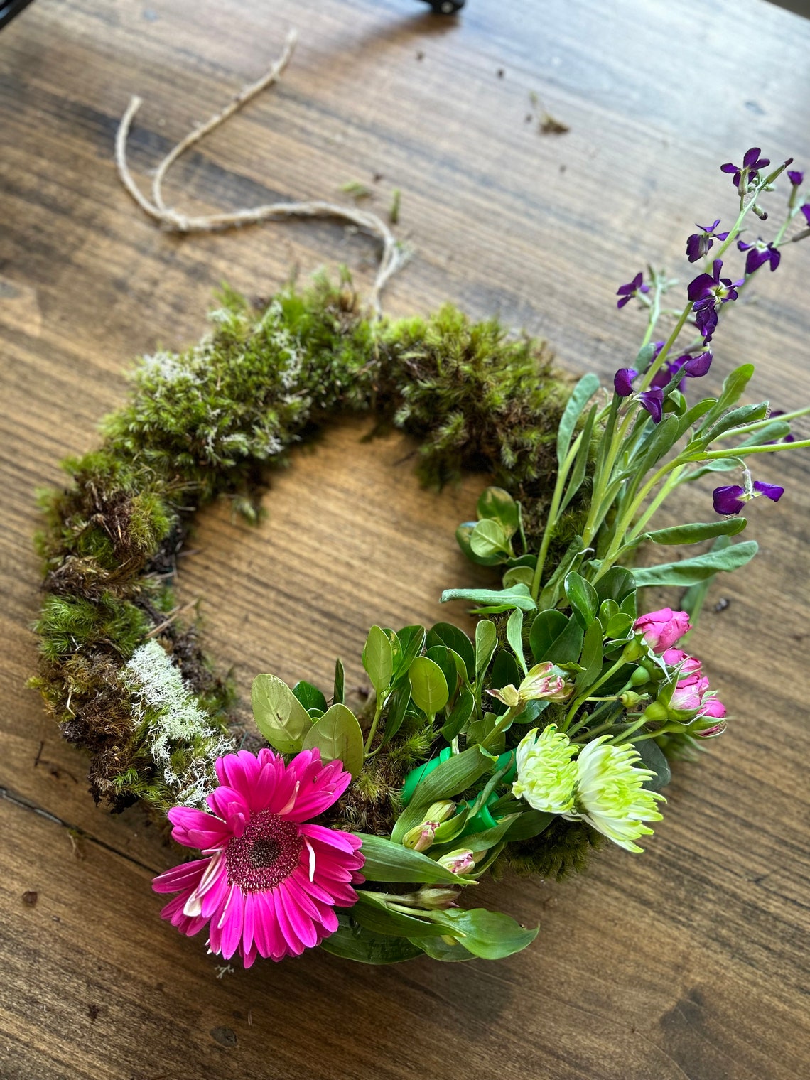 Basic Moss Wreath Making Kit - Etsy