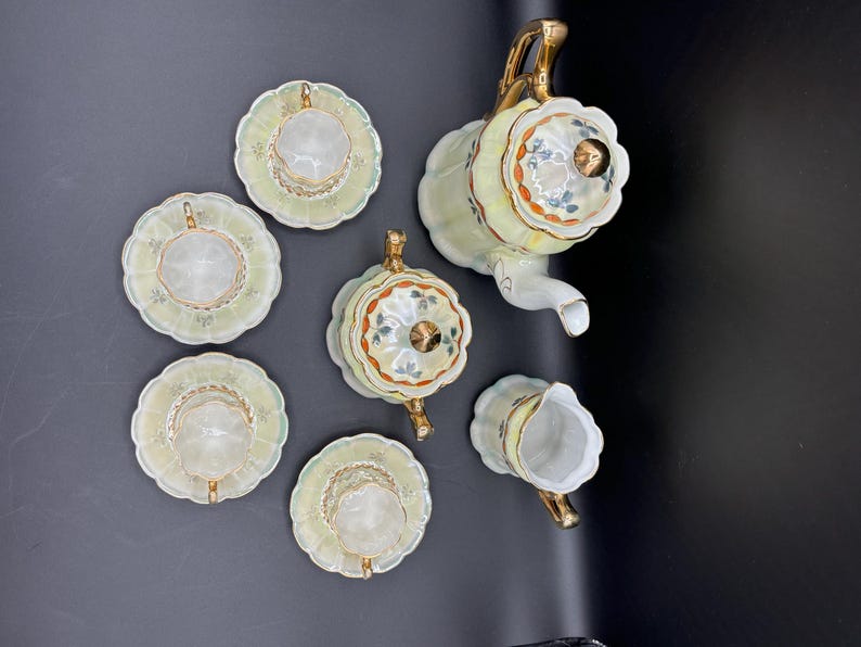 Antique German Tea Set -rr - Etsy