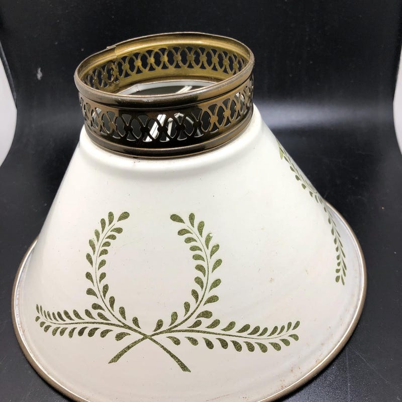 Antique Tole Lamp Shade - Etsy