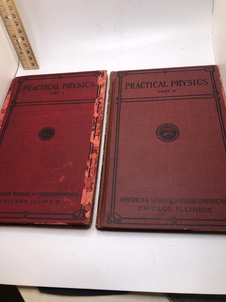 Practical Physics Part 1-2 Early 1900s - Etsy
