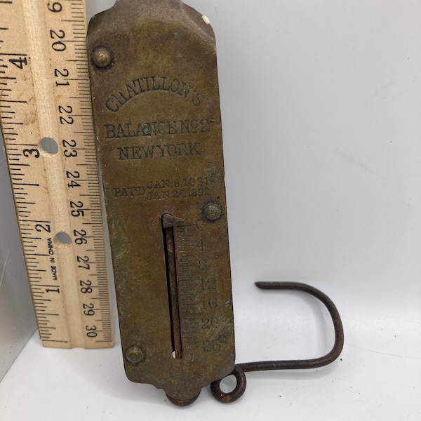Antique Hanging Food Scale - Etsy