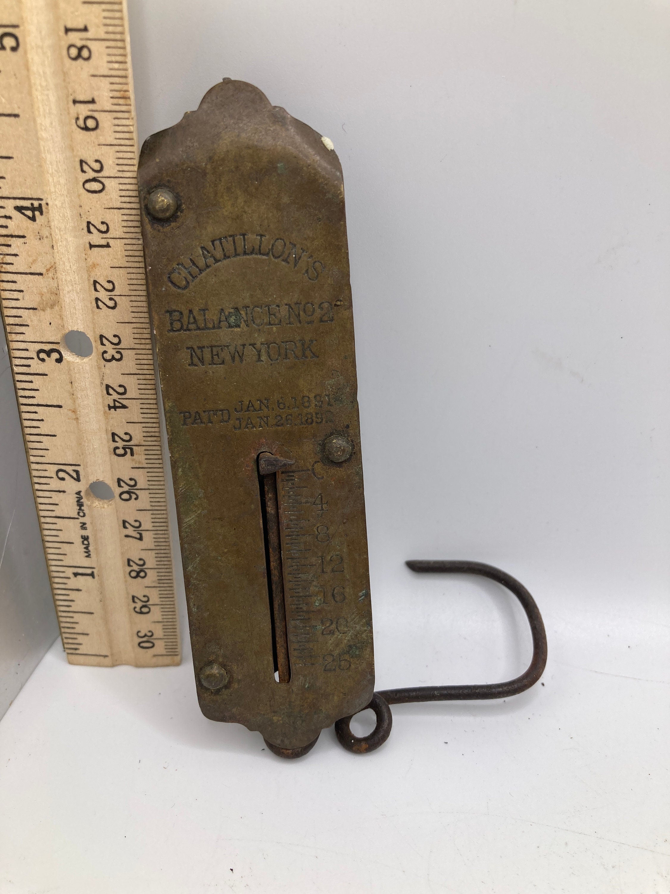 Chatillon Antique Hanging Scale (D11) - Etsy