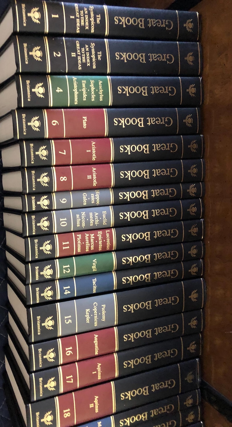 Great Books of the Western World 1993 Edition- Incomplete Set - Etsy