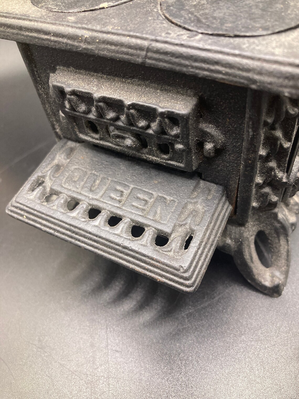 Vintage Cast Iron Mini Stove Toy or Salesman Sample - Etsy