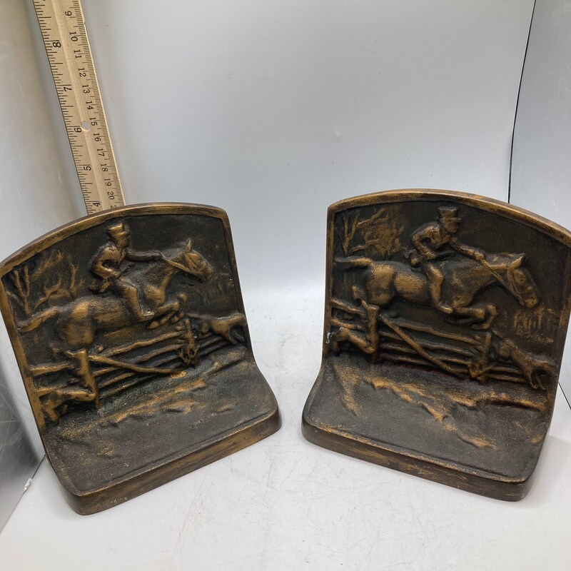 Vintage Hubley Bookends - Etsy UK