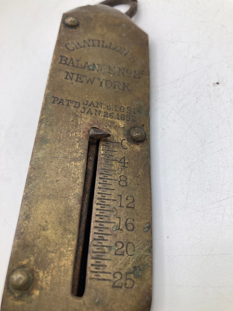 Chatillon Antique Hanging Scale (D11) - Etsy