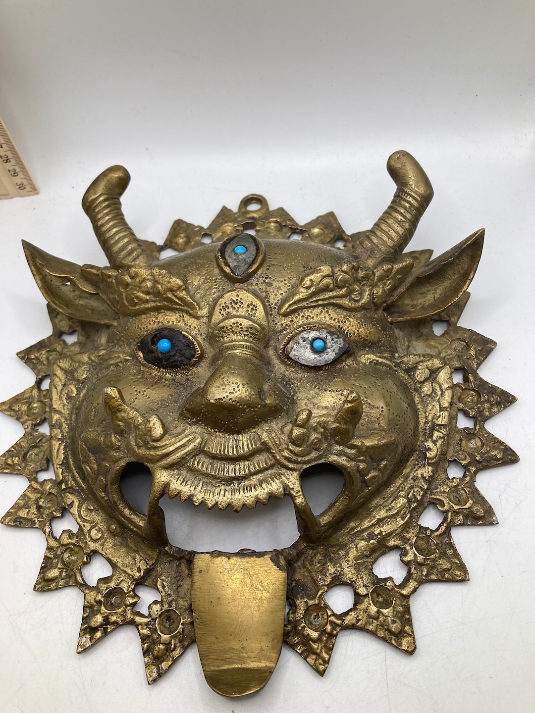 Tibet Sino Bronze Mask - Etsy