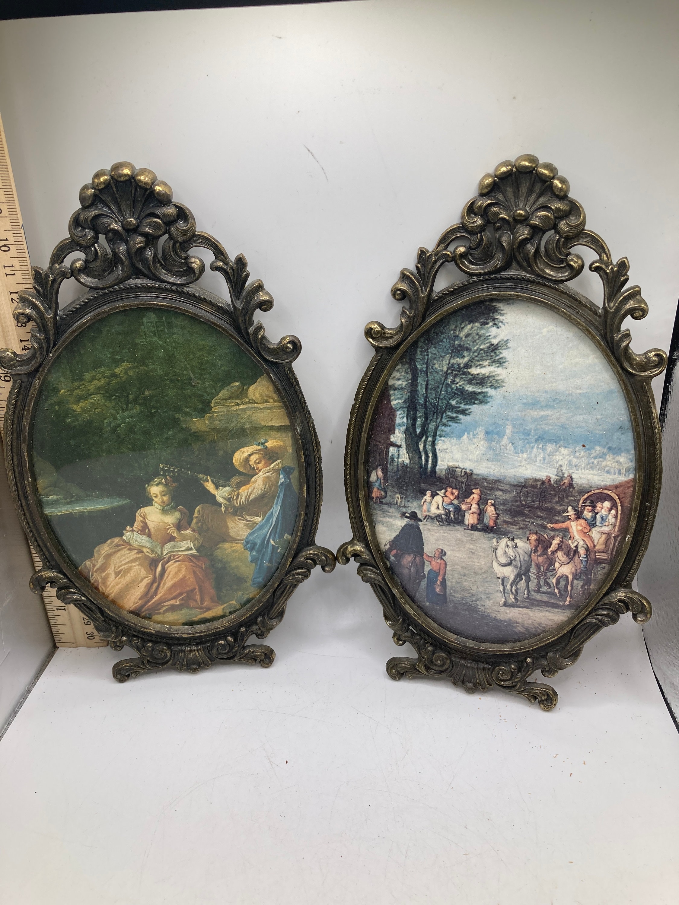 Vintage Ornate Frames and Paintings - Etsy