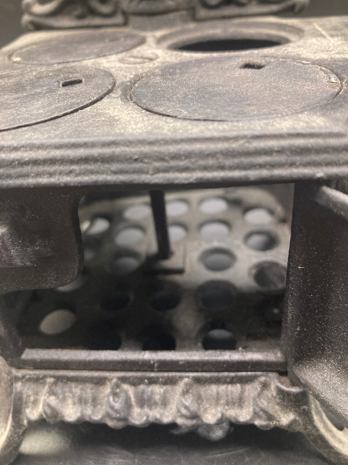 Vintage Cast Iron Mini Stove Toy or Salesman Sample - Etsy