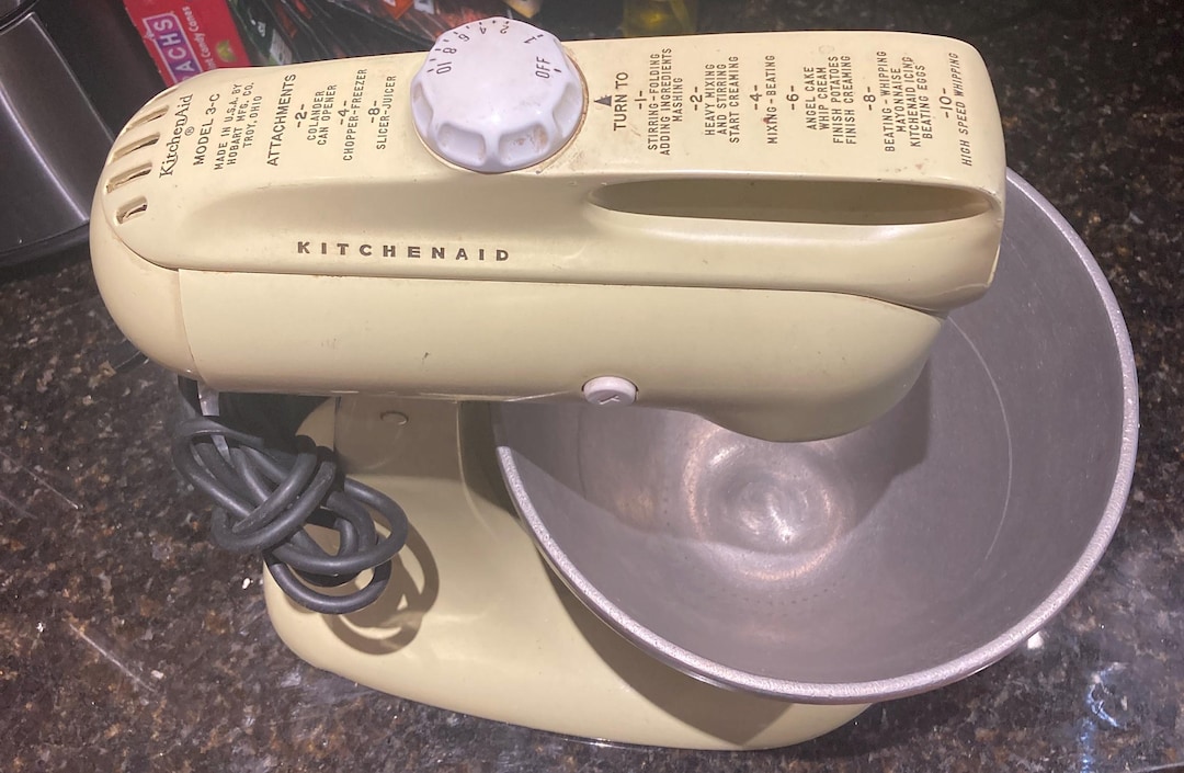 Vintage Kitchenaid Mixer Model 3C Box 2 - Etsy
