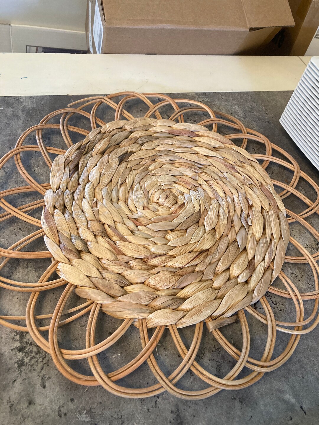 Woven Flower Trivet (cab R) - Etsy