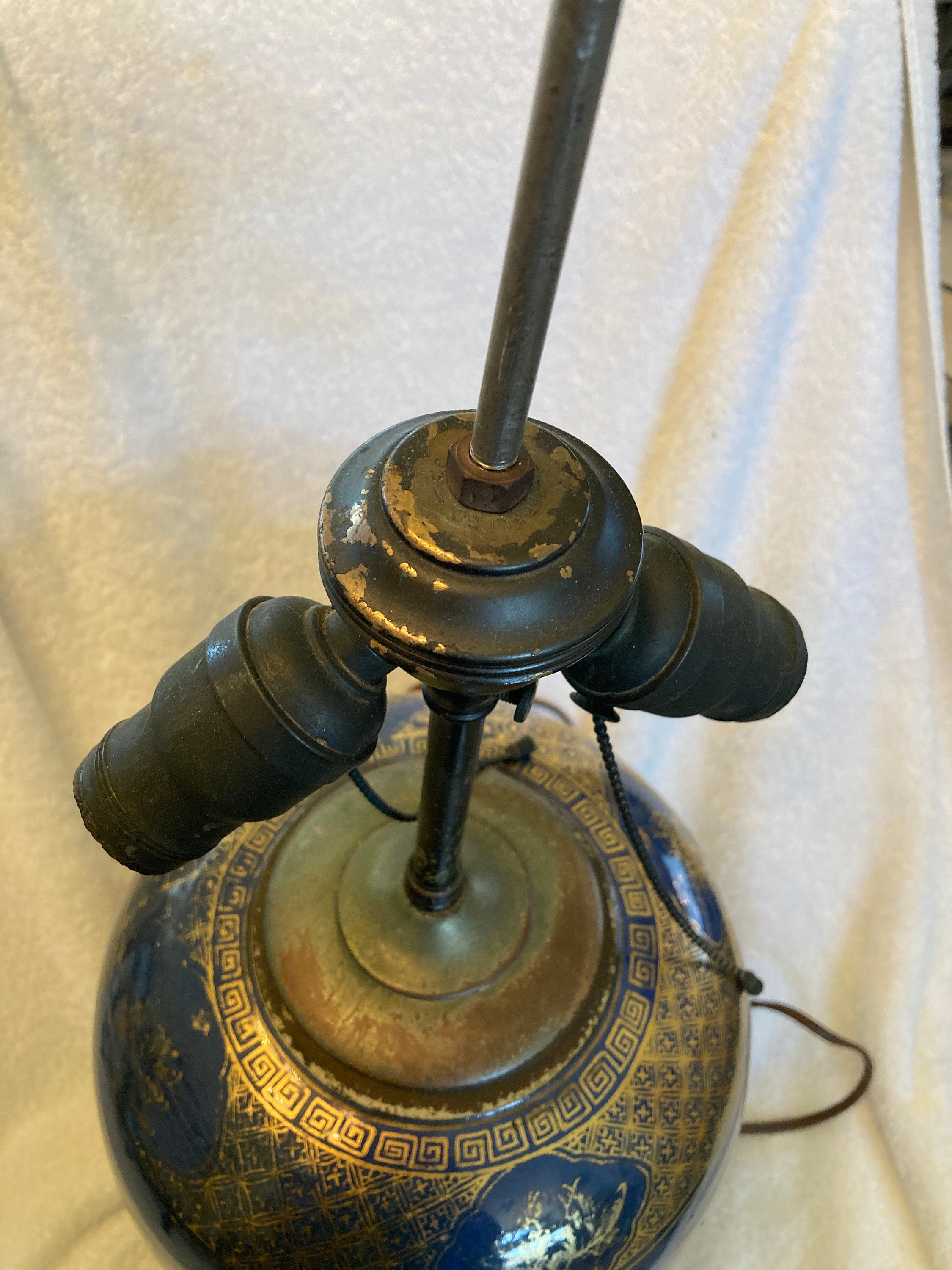 Large Table Asian Style Lamp - Etsy