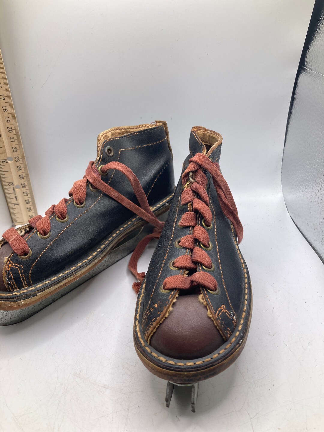 Antique Double Runner Skates Made in Canada 8 Length - Etsy