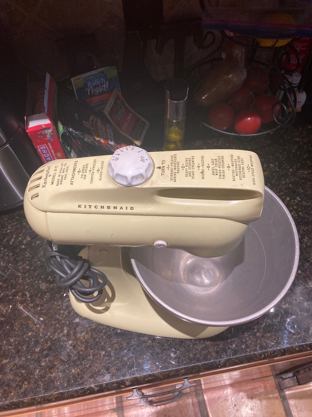 Vintage Kitchenaid Mixer Model 3C Box 2 - Etsy