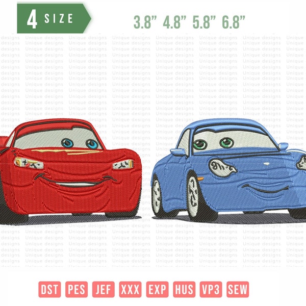 Cars Embroidery - Etsy