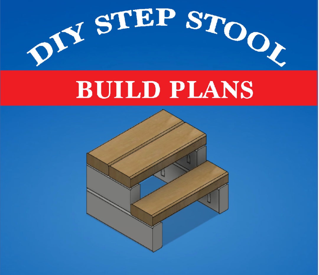 DIY Plans | Step Stool | Beginner DIY - Etsy