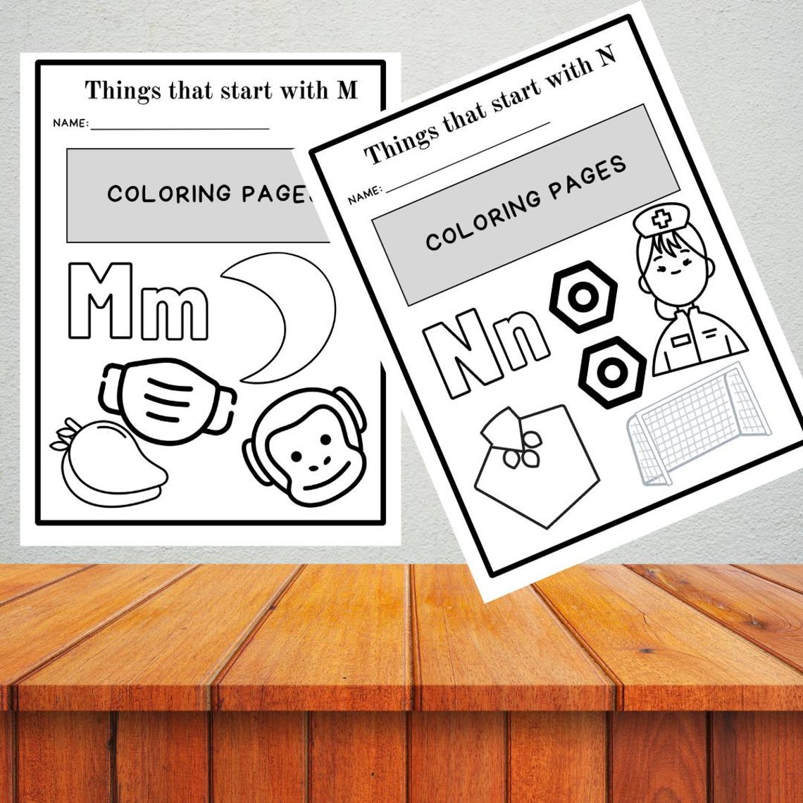 26 Printable Alphabet Coloring Pages Worksheets for Kids. Preschool and ...