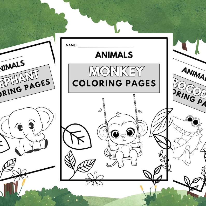 Animals Coloring Pages, Animals Coloring Pages for Kids, Printable ...