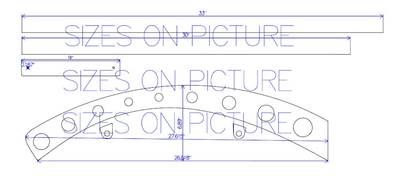 DXF File Ready to Cut : Shop Sign Hanger/mount for Sign ***FILE ONLY ...