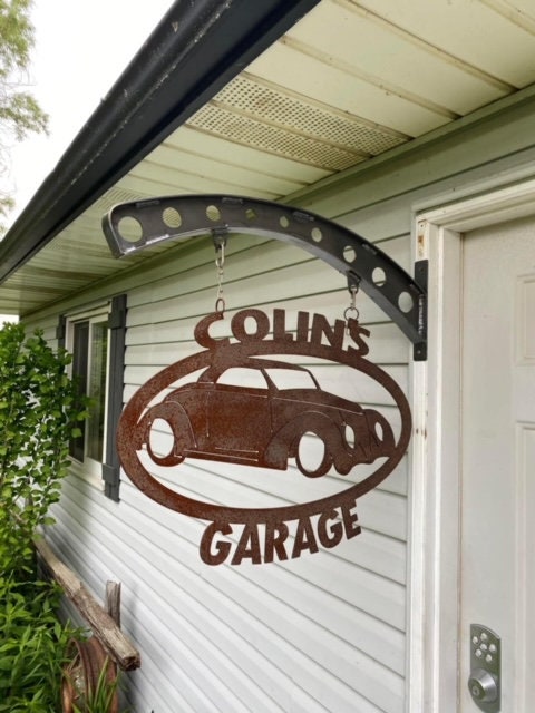 DXF File Ready to Cut : Shop Sign Hanger/mount for Sign ***FILE ONLY ...