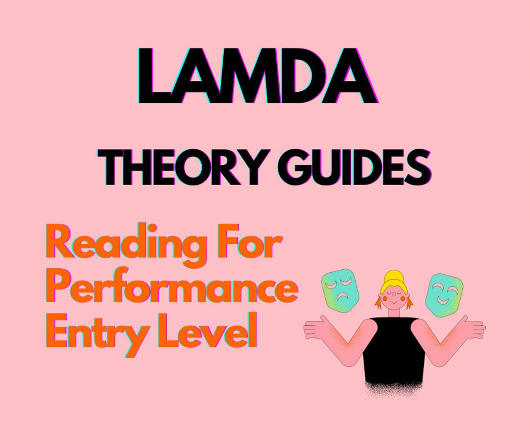 LAMDA Theory Guide Reading for Performance Entry Level LAMDA - Etsy
