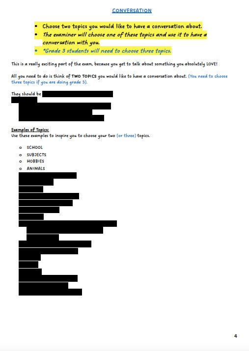 LAMDA Exam Public Speaking Grade 6 Speaking in Public Lamda Theory Guide LAMDA Knowledge LAMDA ...