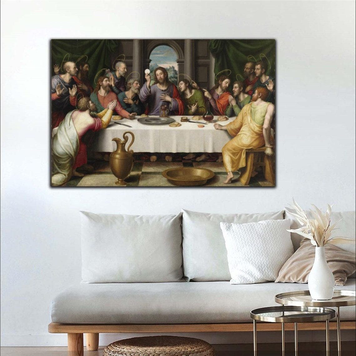 Vicente Juan Macip the Last Supper 1500 Canvas Print Wall Art,juan ...
