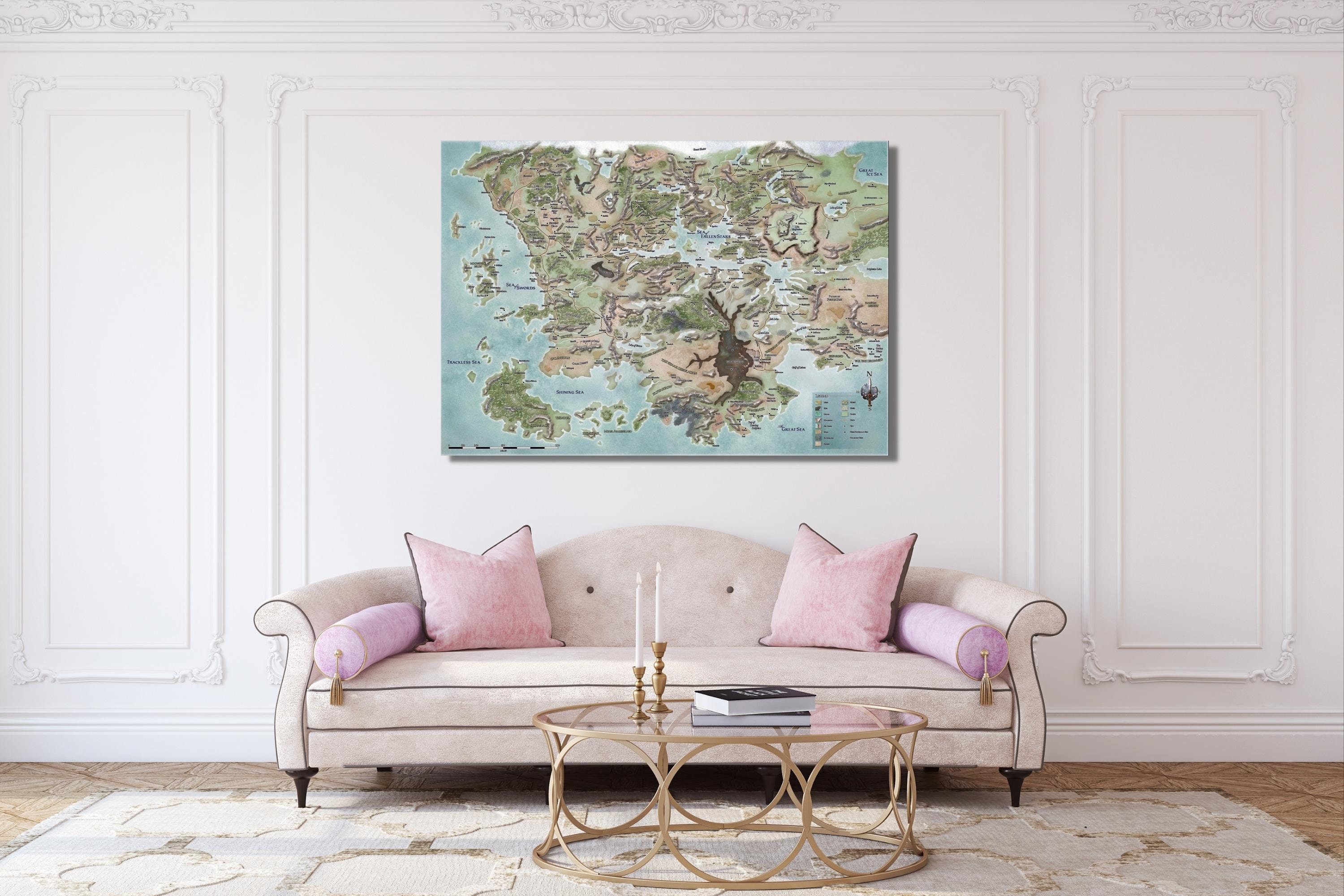 Dungeons and Dragons Canvas Wall Art, Dungeons and Dragons Poster ...