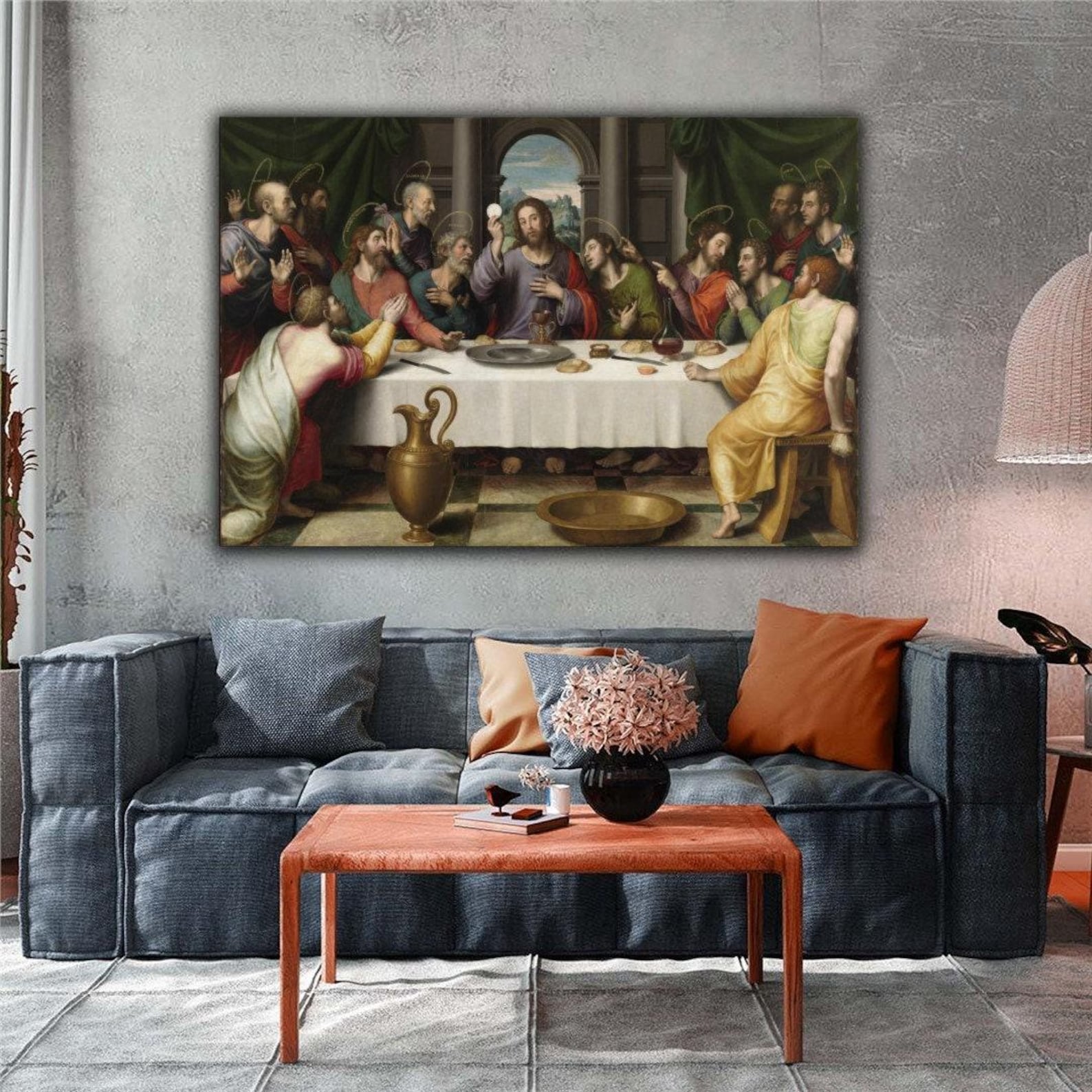 Vicente Juan Macip the Last Supper 1500 Canvas Print Wall Art,juan ...