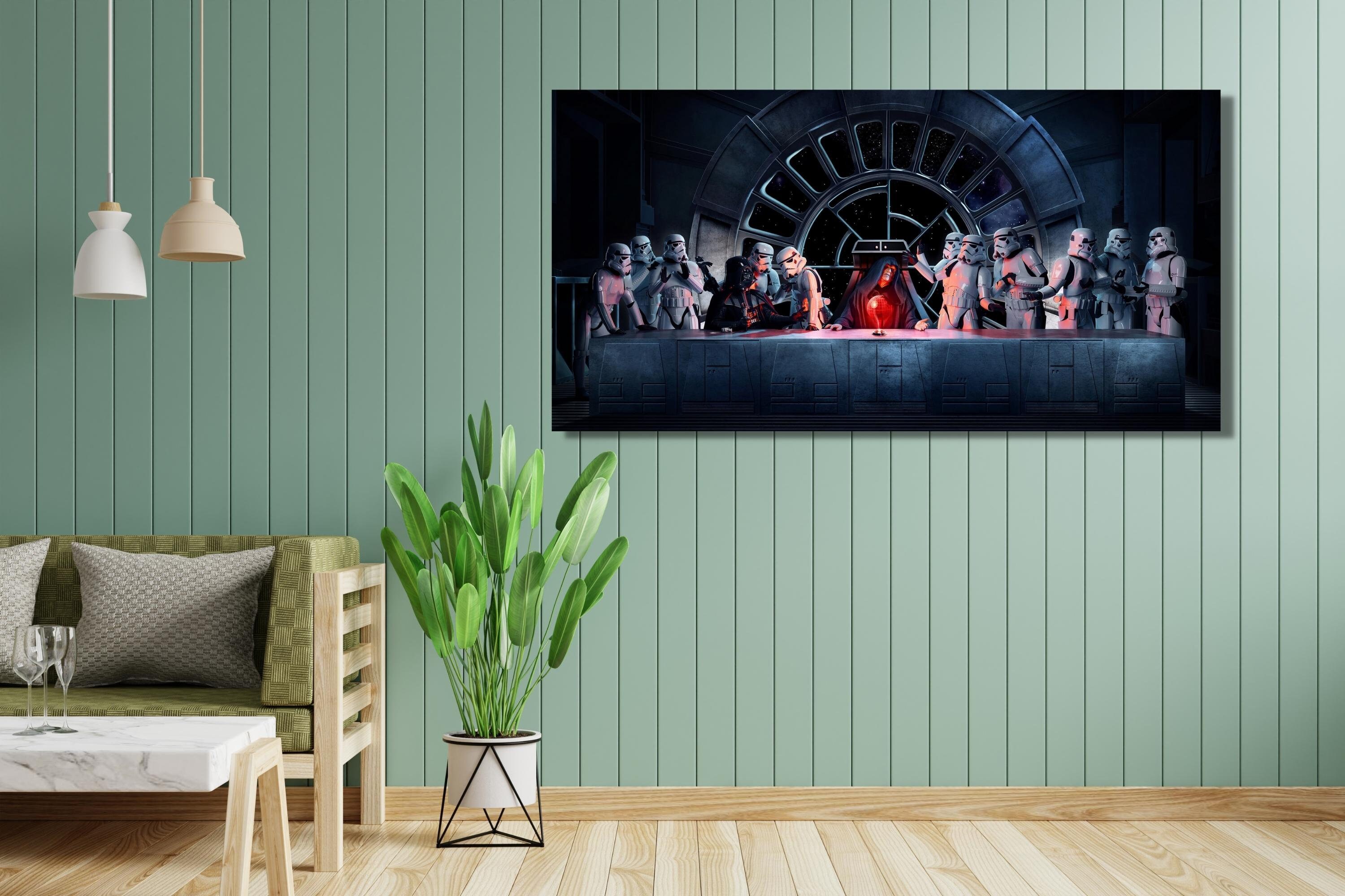 Star Wars Last Supper Poster Print Art,star Wars Last Supper Canvas ...