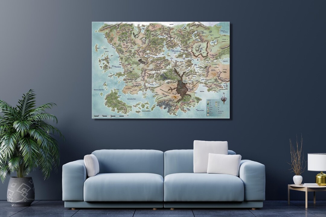 Dungeons and Dragons Canvas Wall Art, Dungeons and Dragons Poster ...