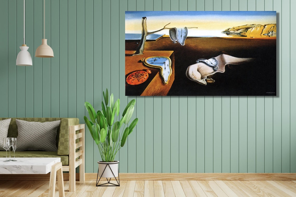 Salvador Dali the Persistence of Memory Poster 1931, Salvador Dali ...