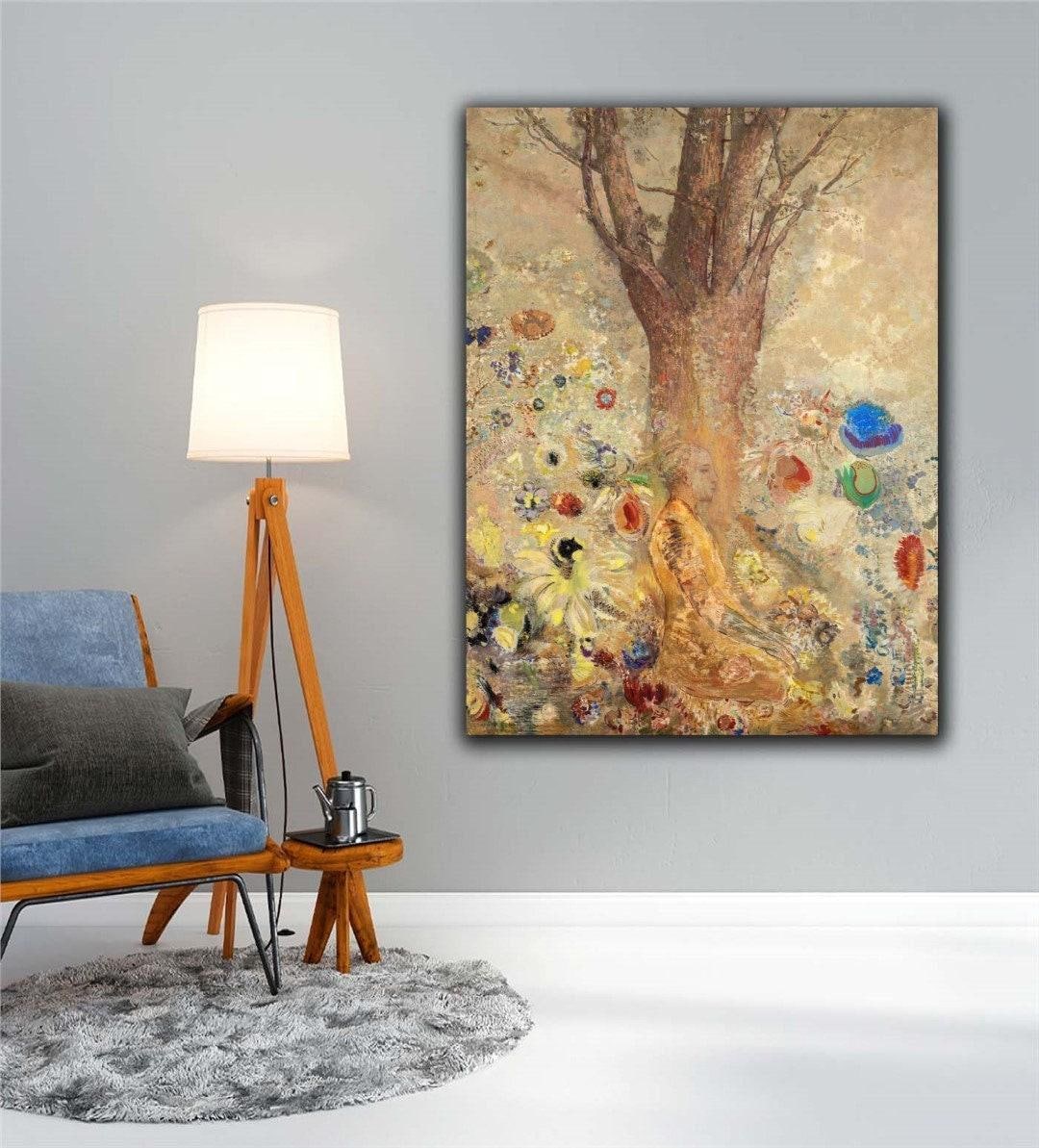 Odilon Redon the Buddha 1904 Canvas Print Wall Art,odilon Redon Poster ...