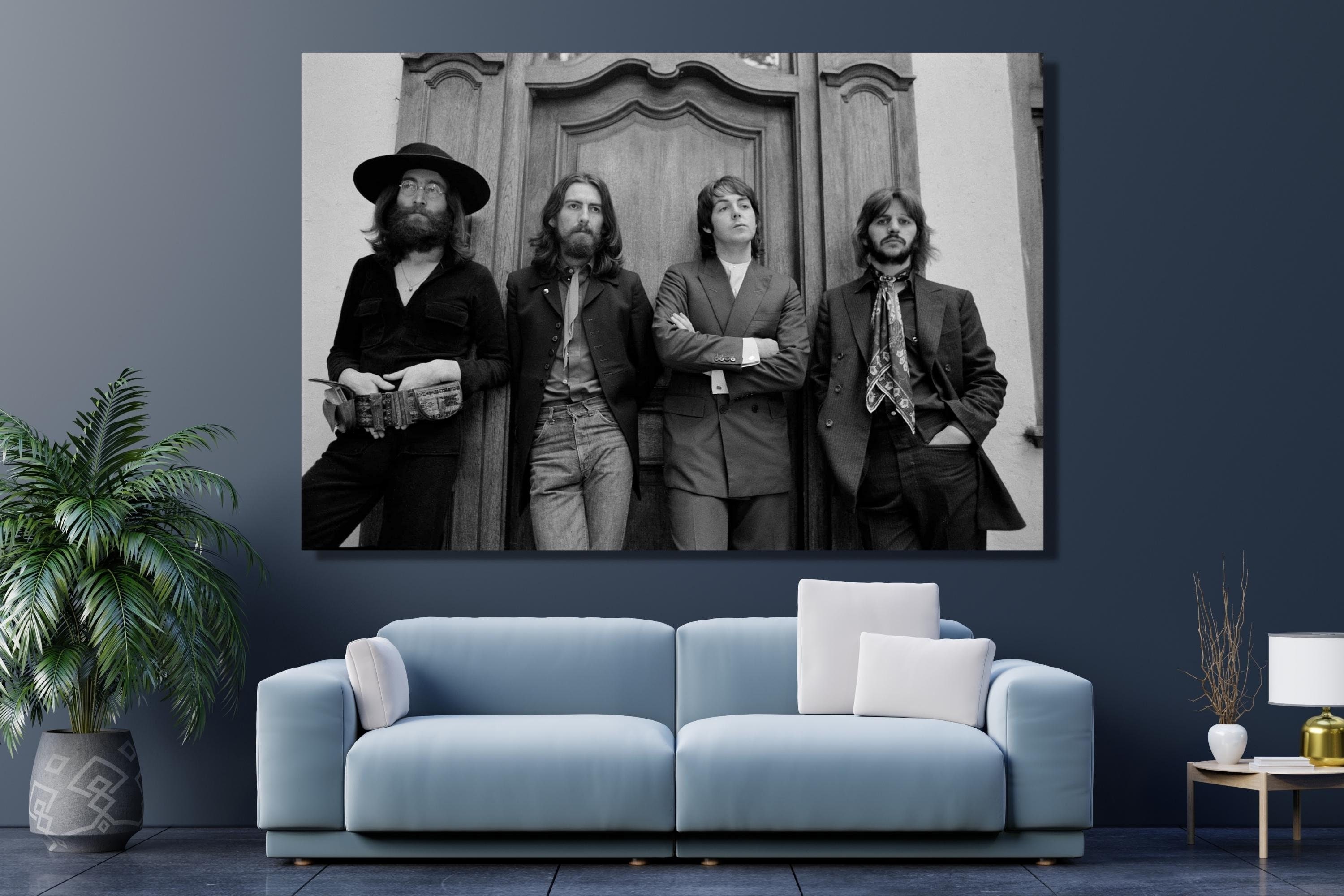 The Beatles Poster,the Beatles Band Canvas Wall Art,rock Band Poster ...