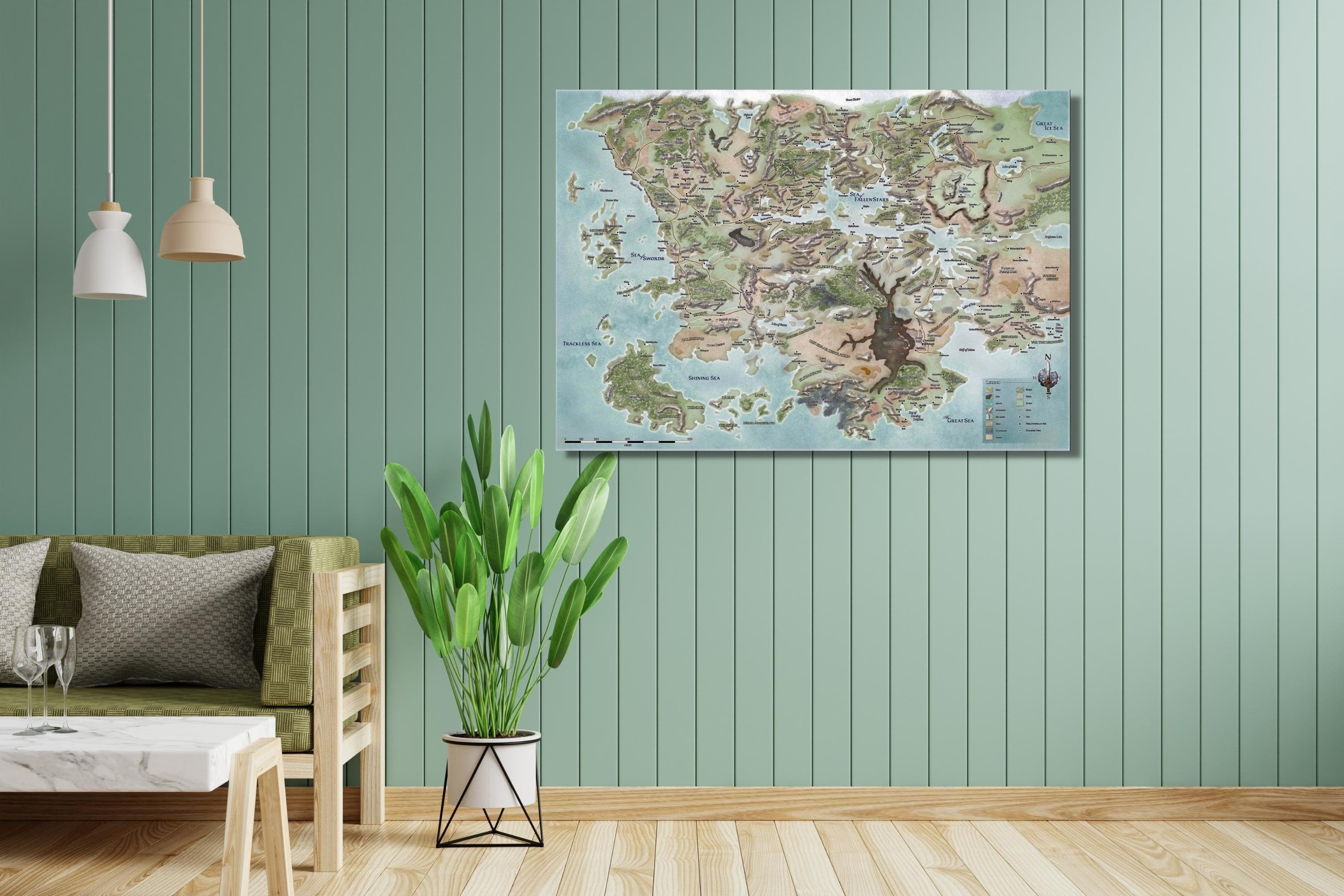 Dungeons and Dragons Canvas Wall Art, Dungeons and Dragons Poster ...