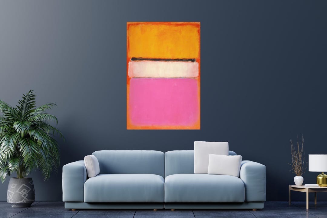 Mark Rothko Reproduction Canvas Wall Art Print,modern Wall Art,mark ...