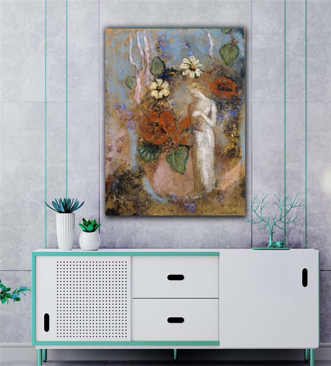 Odilon Redon Pandora Canvas Print Wall Art,odilon Redon Poster,odilon ...